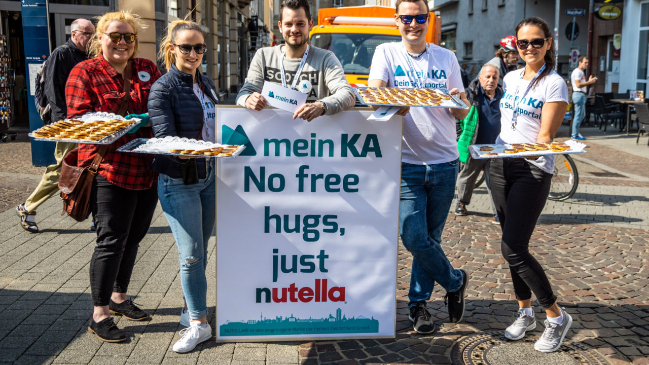 April, April - der Nutella-Pop-up-Store am Ludwigsplatz - meinKA