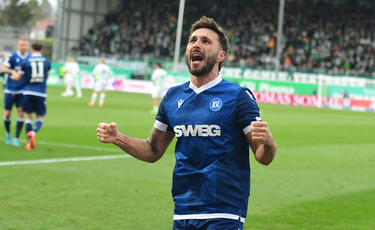 Vertrag verlängert: Fabian Schleusener bleibt beim Karlsruher SC - meinKA