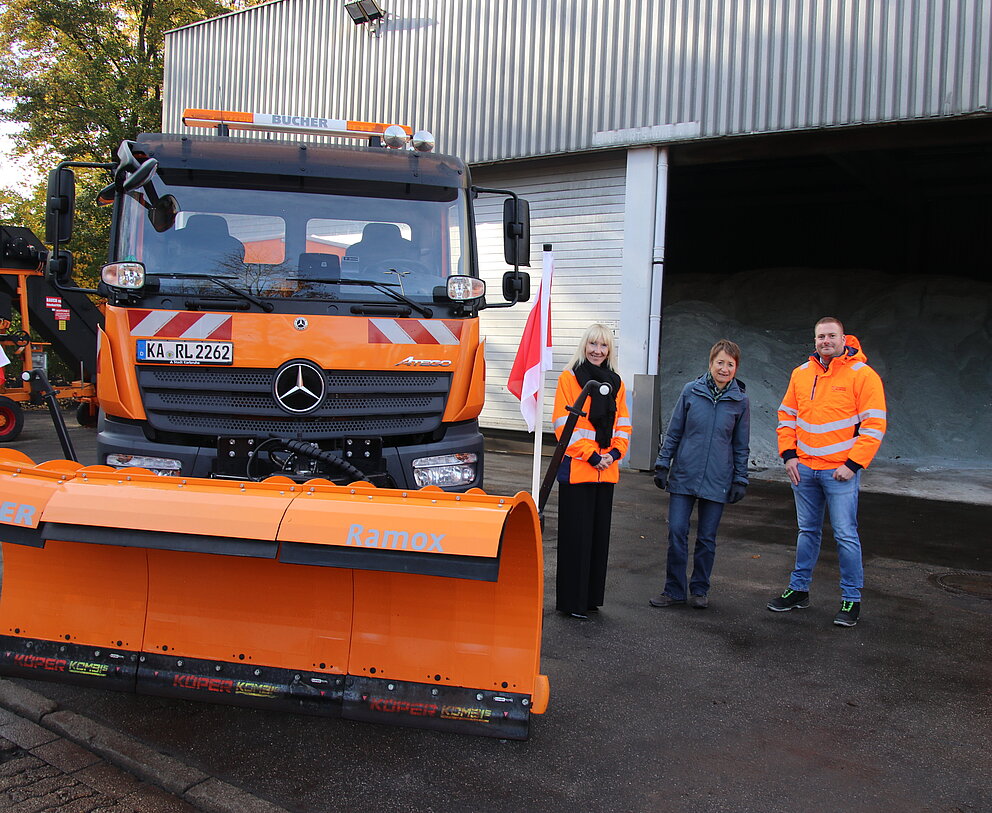 Städtischer Winterdienst ist gut gerüstet für die kalte Jahreszeit - meinKA